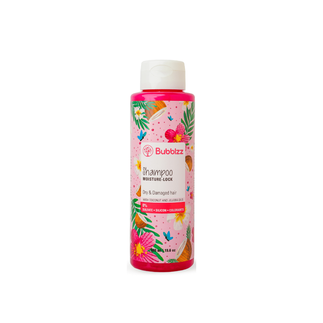 Bubblzz Moisture Lock Shampoo for Dry Hair 500ml | Shampoo – Feel22Egypt