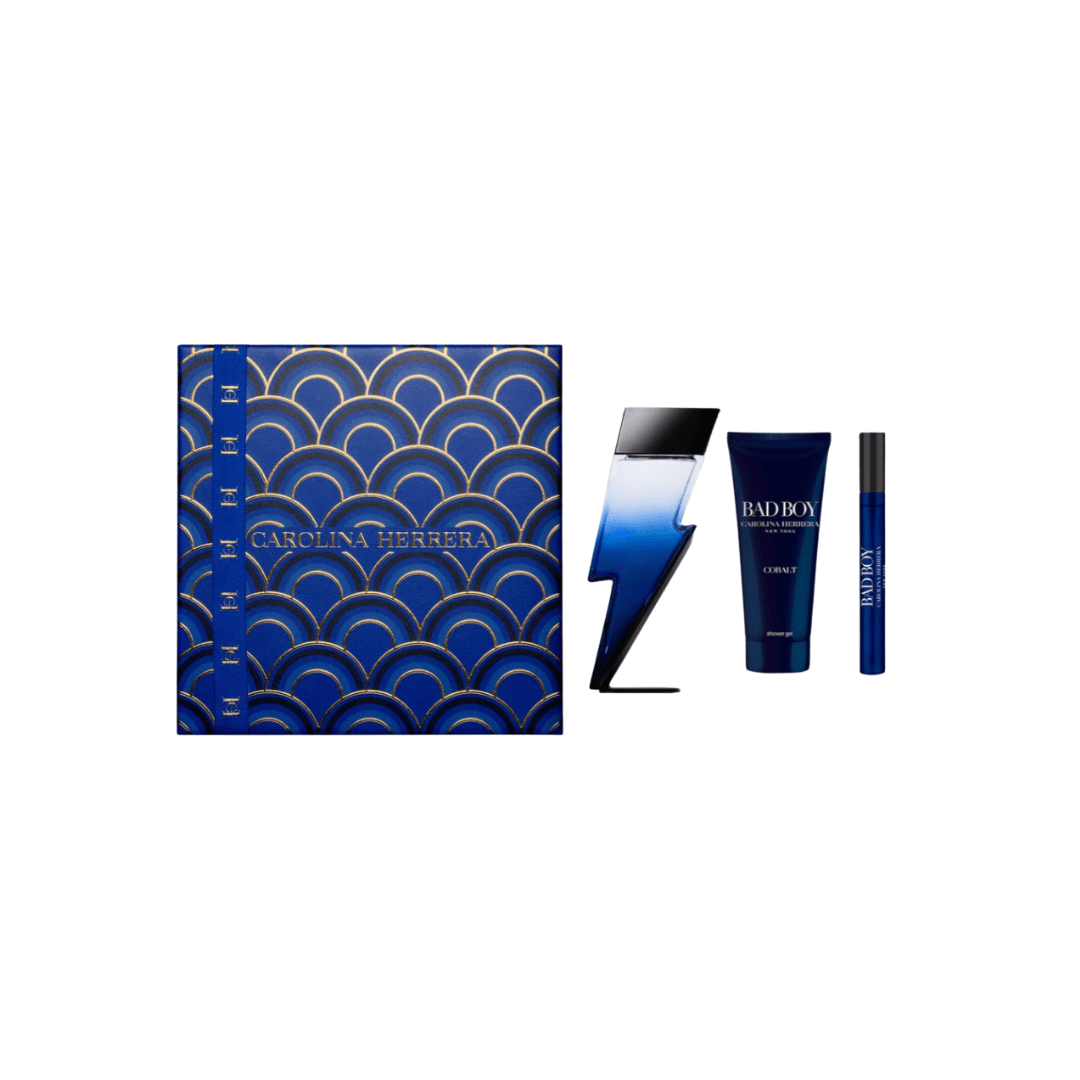 Carolina Herrera Bad Boy Cobalt Eau de Parfum Set For Men | Perfume Set ...
