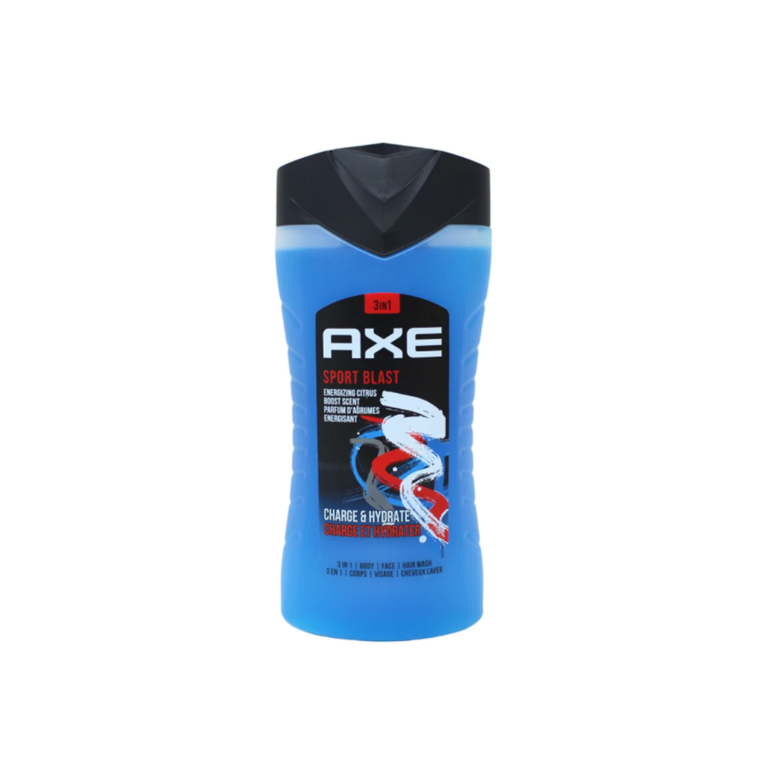 Axe Sport Blast 3in1 Shower Gel For Men | Shower Gel and Body Wash ...