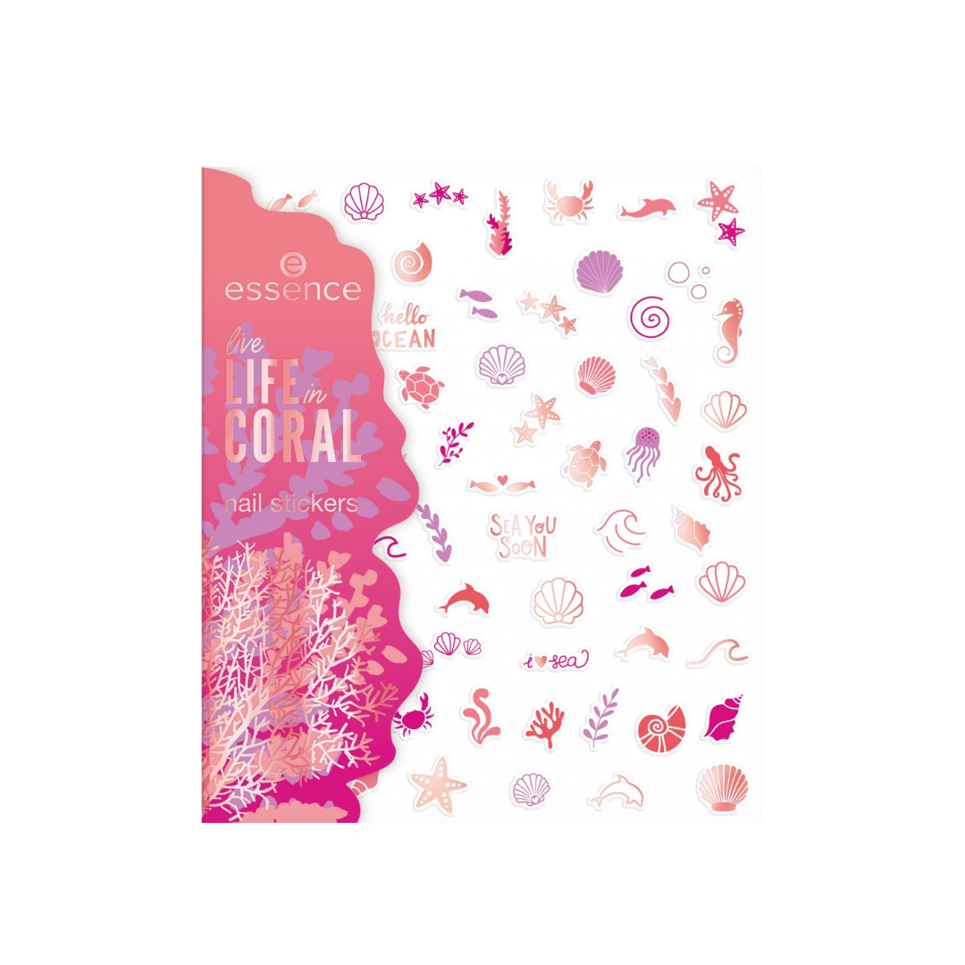 Essence Life In Coral Nail Stickers | Nail Care – Feel22Egypt