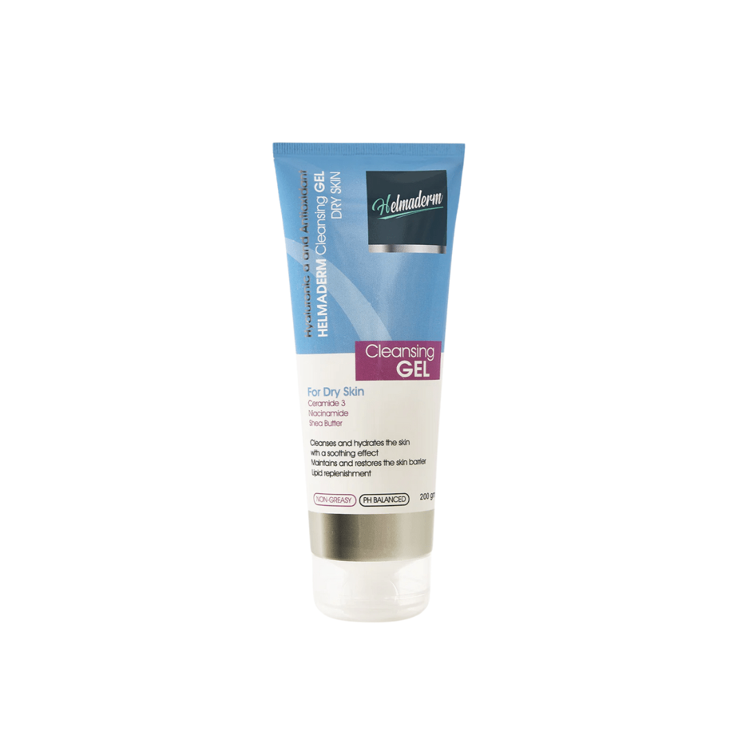 Helmaderm Cleansing Gel For Dry Skin 200ml | Cleanser and Face Soap ...