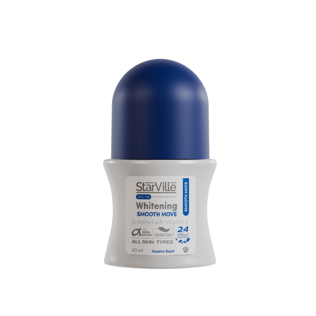 Starville Roll-On Antiperspirant Whitening Smooth Move 60ml | Deodorant ...
