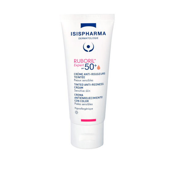 Isispharma Ruboril Expert SPF50+ Tinted Anti-Redness Cream 40ml | Day ...